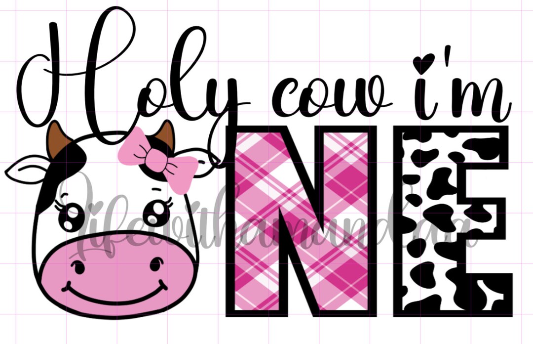 Holy Cow I’m One - Etsy