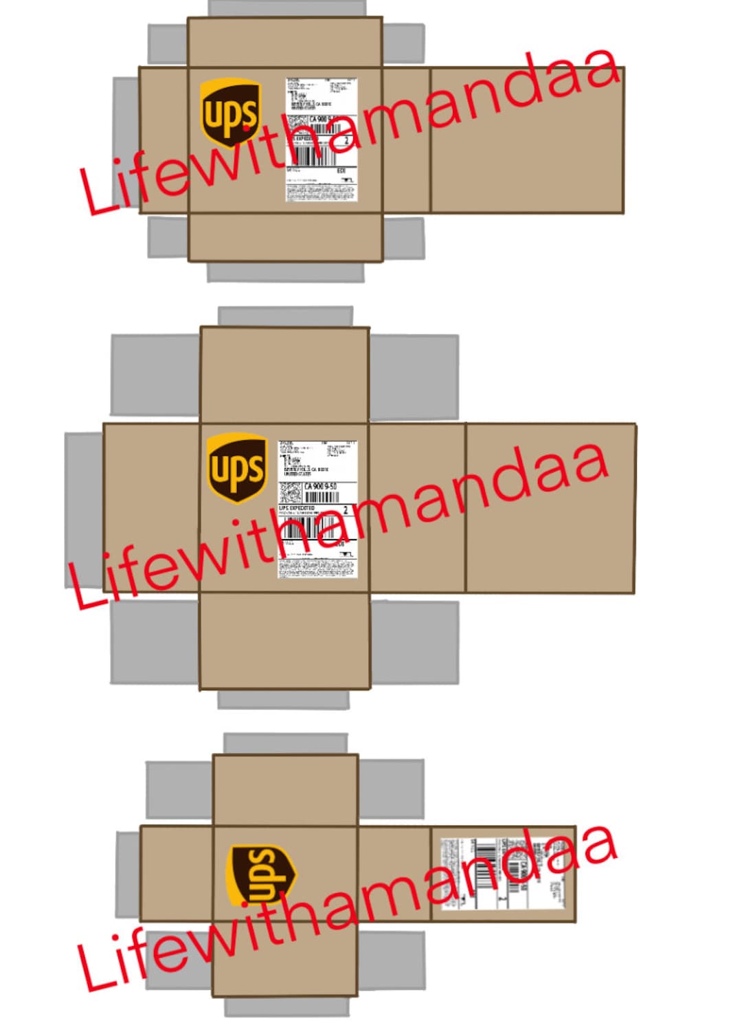 Mini Ups Box - Etsy