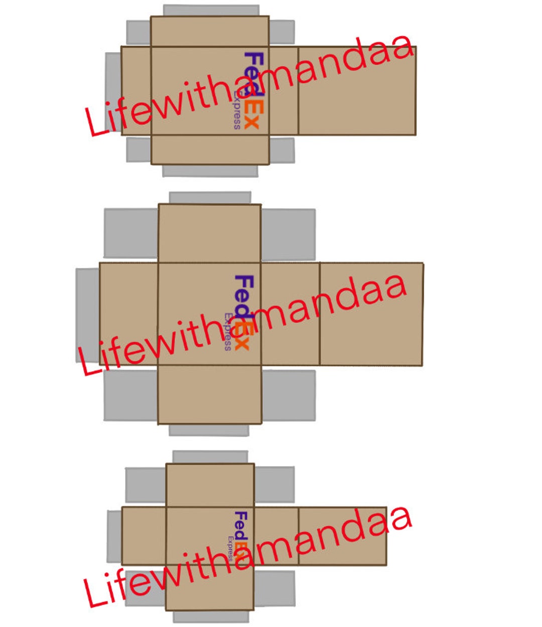 Mini Fedex Box - Etsy