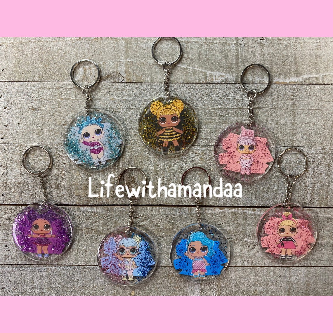 Custom character keychain | Etsy