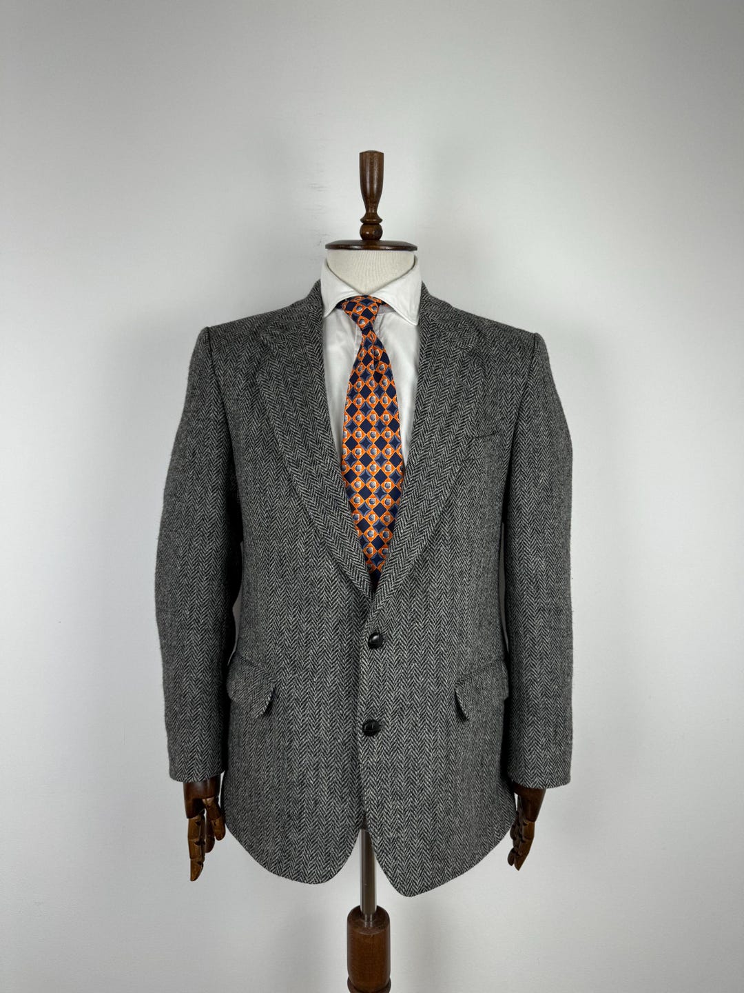 Men's Vintage Centaur Harris Tweed Wool Two Piece Blazer Size 44 - Etsy