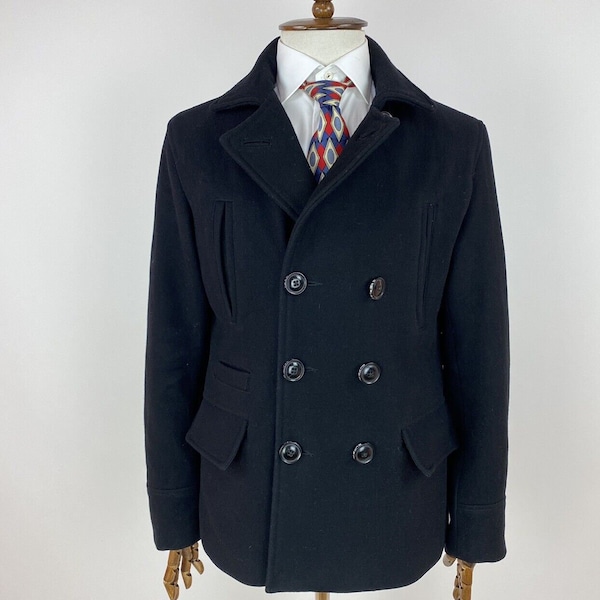 Pea Coat Jacket - Etsy