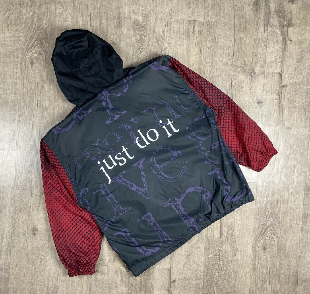 Mens Vintage Nike Just Do It Big Logo Full Zip Jacket Size M - Etsy