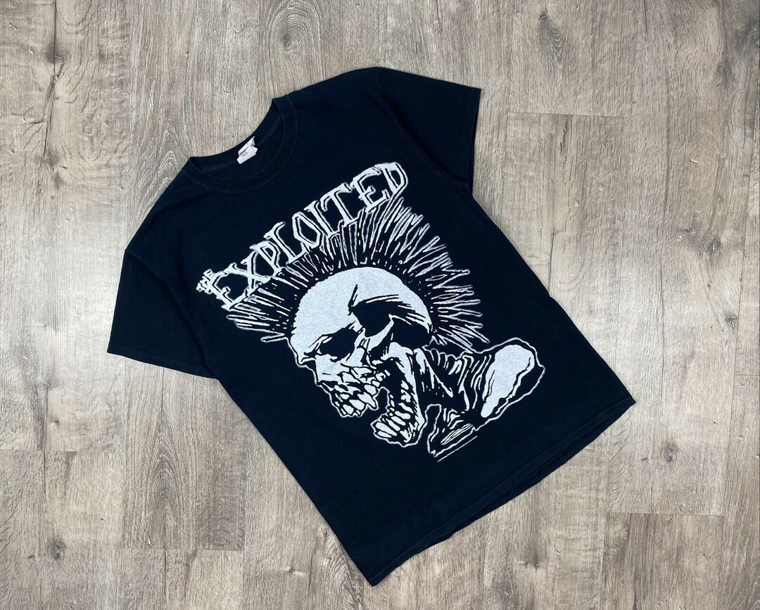 Mens Vintage 1998 Exploited Total Chaos Punk T Shirt Size M - Etsy