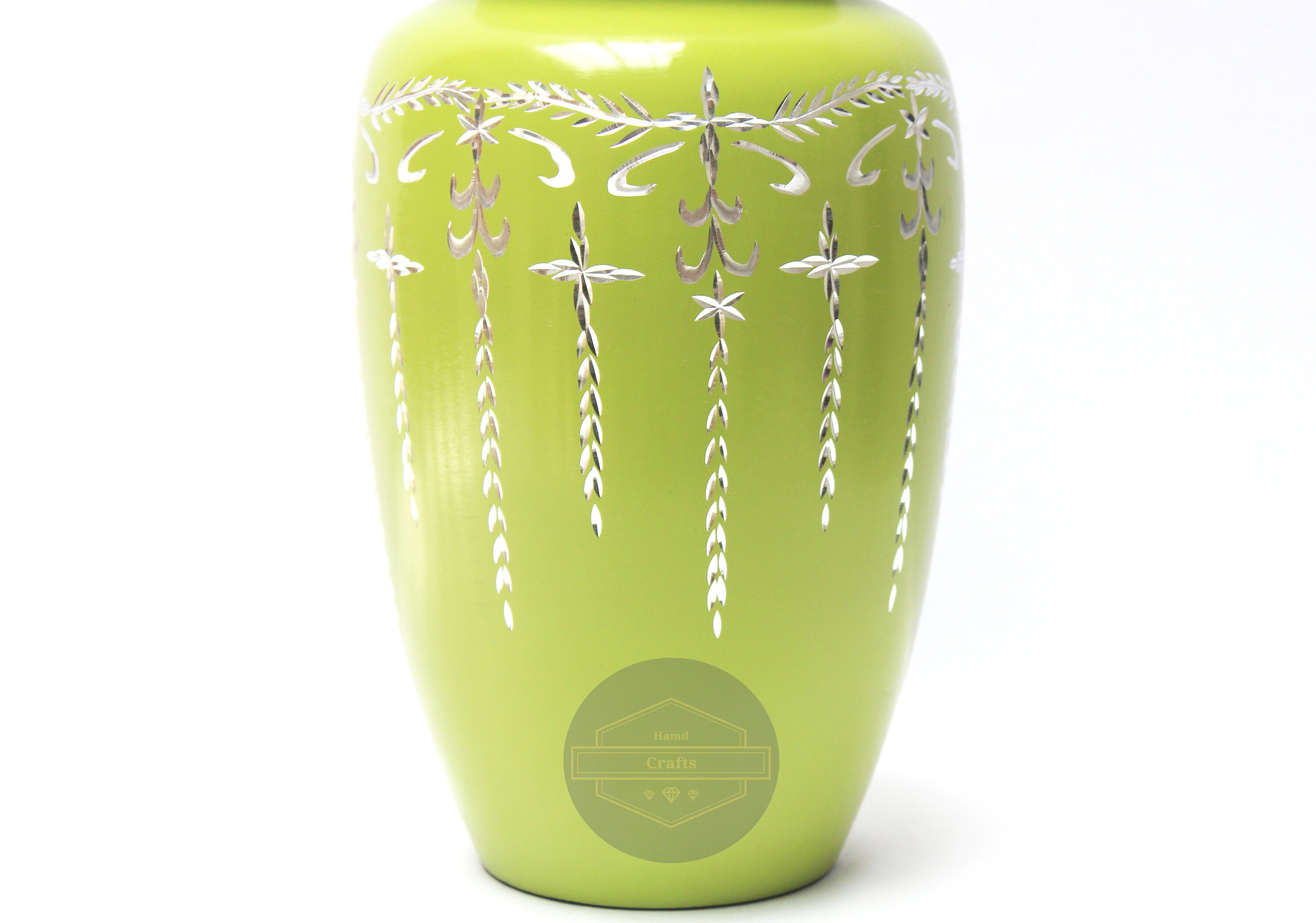 Cremation Urns Funeral Urns for Human Adult Ashes Bright Green Engraved ...
