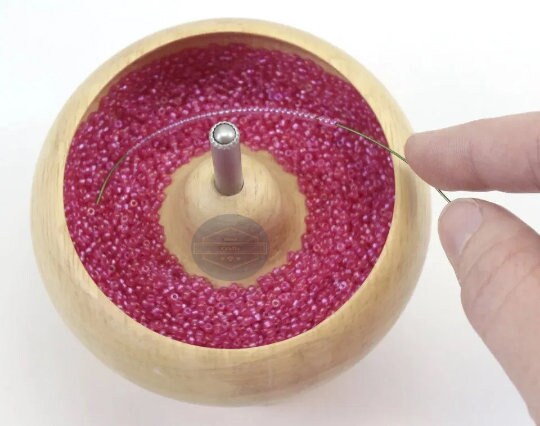 Wooden Bead Spinner DIY Making Bead Spinner Holder Crafting Project ...
