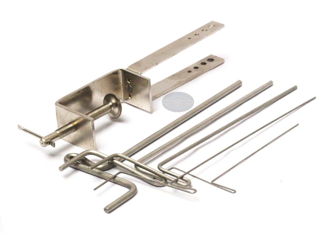 Deluxe Wire Coiling Gizmo Deluxe Winder for Jewelry Making 5 Crank Rods ...