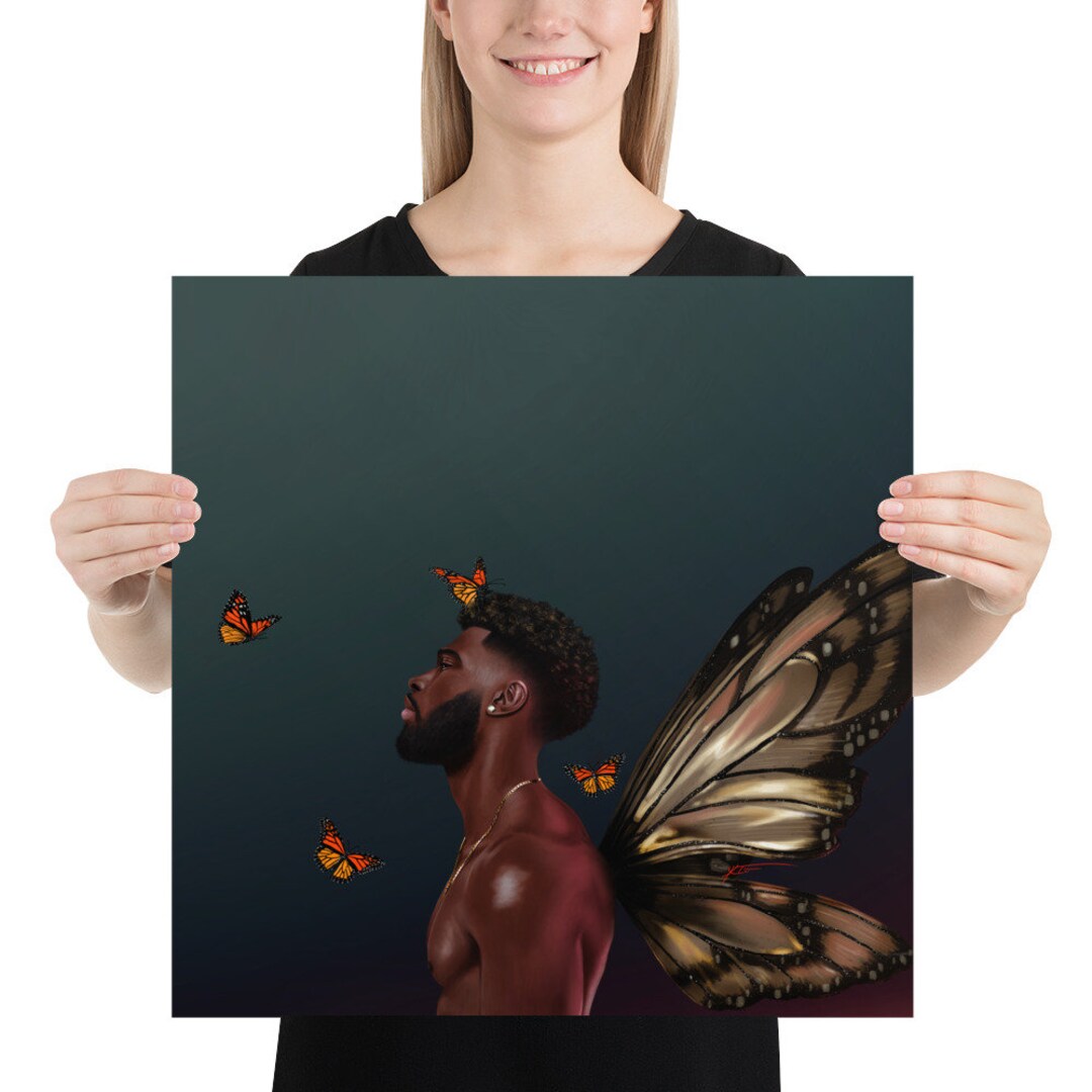 BLACK BUTTERFLY EFFECT Poster - Etsy