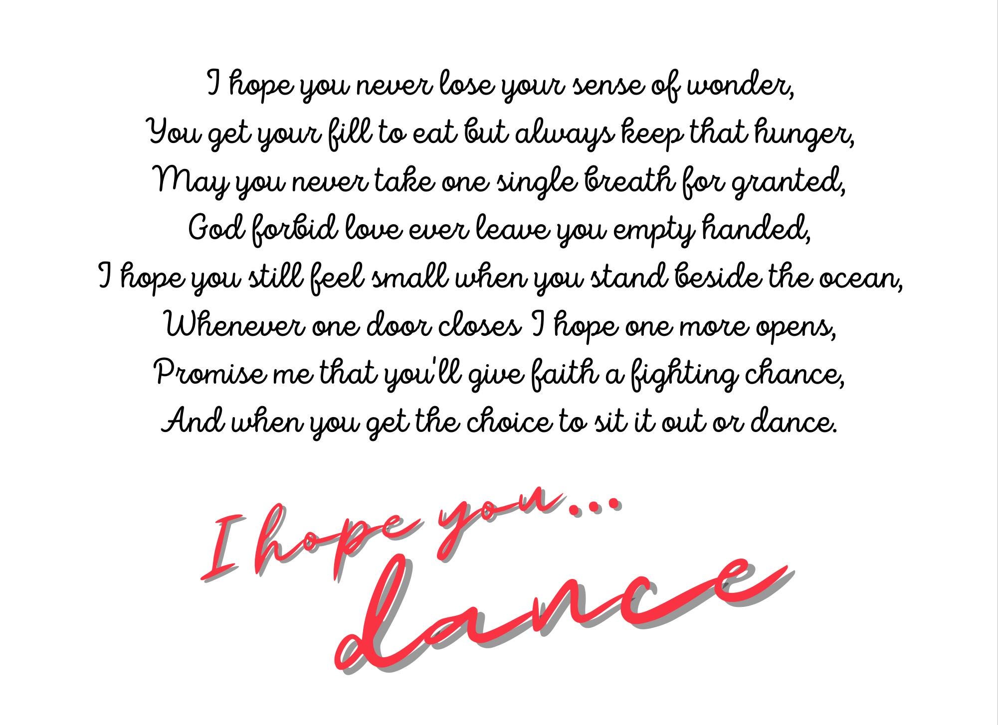 I Hope You Dance Svg or Png File Can Use to Print With Printer on ...