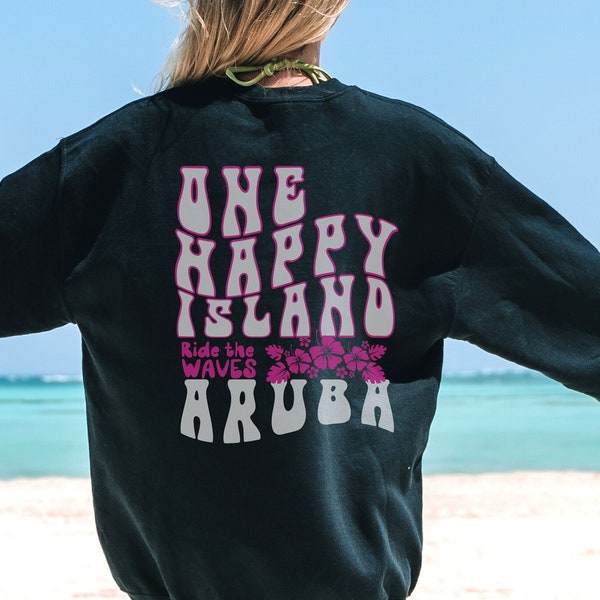 Aruba One Happy Island Shirt - Etsy