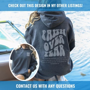 God's Plan Hoodie, Faith Over Fear Hoodie, Matching Bestie Gift, Christian Shirts, Trendy Jesus ...