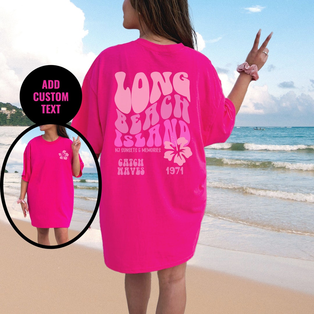 Long Beach Island Shirt Custom New Jersey Tshirt Jersey Shore Vsco ...