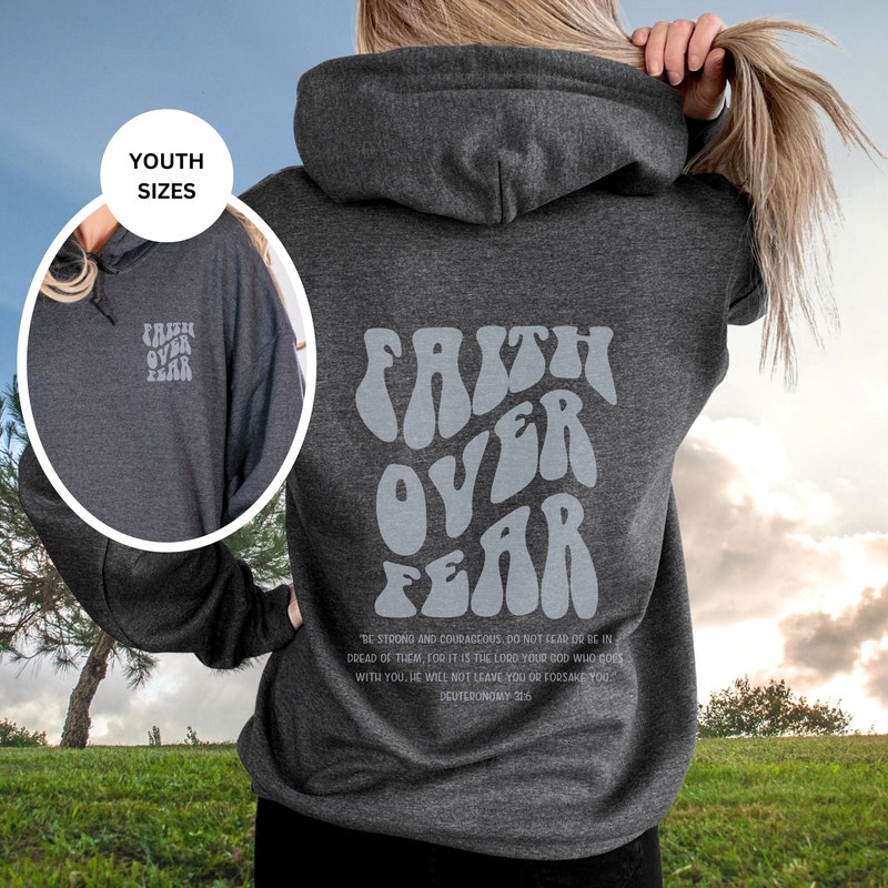 Faith Over Fear Hoodie - Etsy