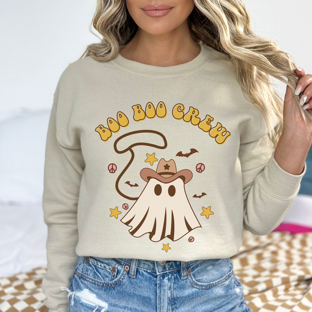 Boo Boo Crew Sweatshirt Spooky Halloween Crewneck Groovy - Etsy