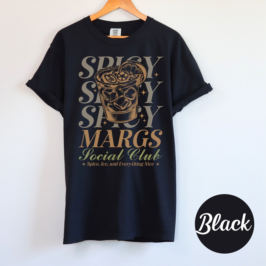 Spicy Margs Shirt, Bride Tees, Bachelorette Party Cocktail Social Club ...
