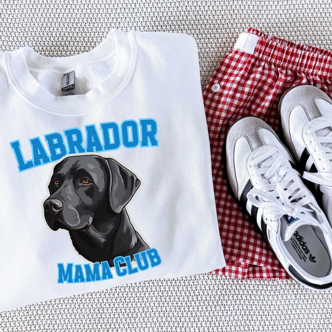 Black Labrador Mama Sweatshirt: Personalized Pet Photo Gift - Etsy