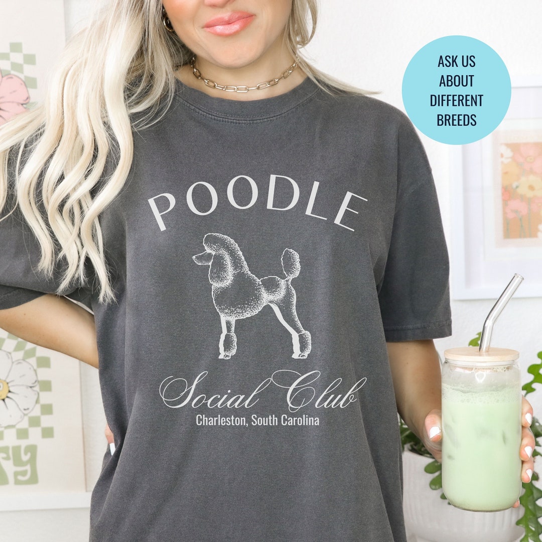Poodle Shirt | Girls Clothing | Giant Poodle T-shirts | Dog Dad Shirt ...