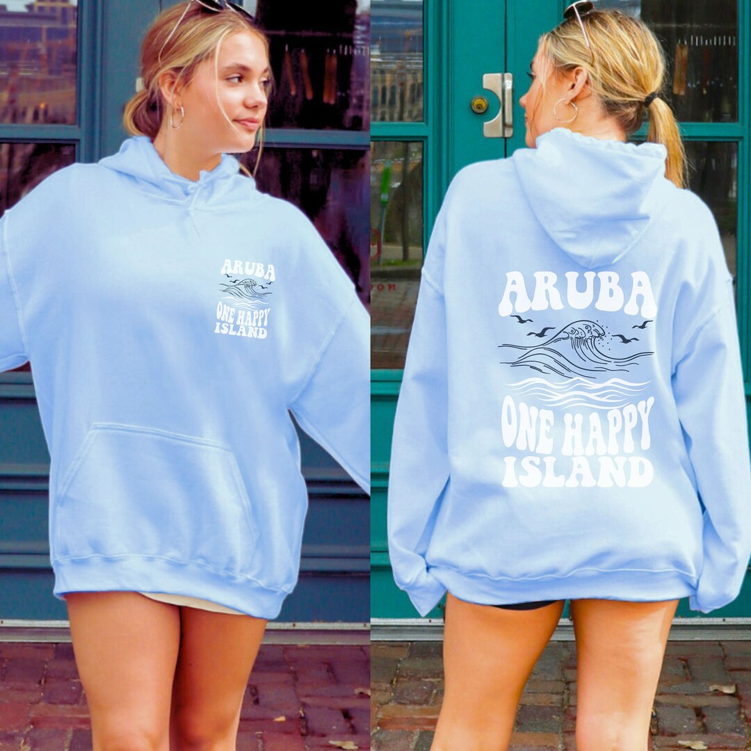 YOUTH - Aruba One Happy Island Hoodie | Aruba Beach Sweatshirt ...