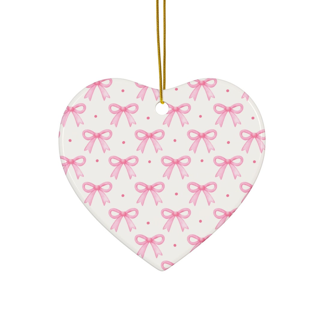 Coquette Pink Bows Pattern Teacher School Office Staff Gift Exchange ...