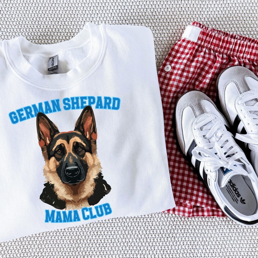 German Shepherd Mama Sweatshirt - Personalized Pet Photo Gift - Etsy