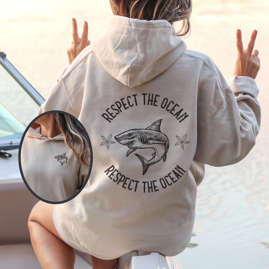 Oceancore Hoodie, Shark Hoodie, Save the Sharks, Save the Ocean, Shirt ...
