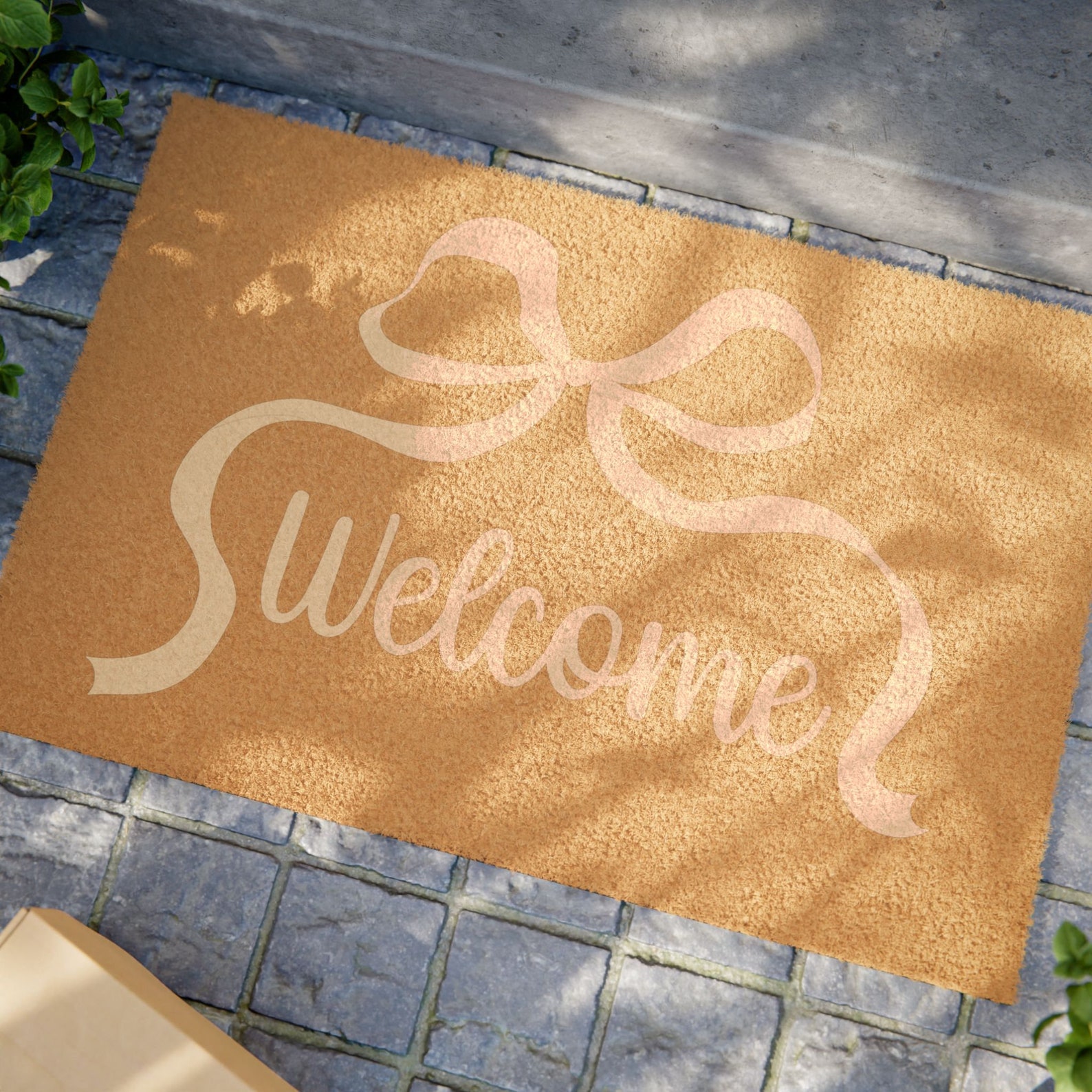 Welcome Coquette Doormat With Bows | New Home Owner Gifts for Christmas ...