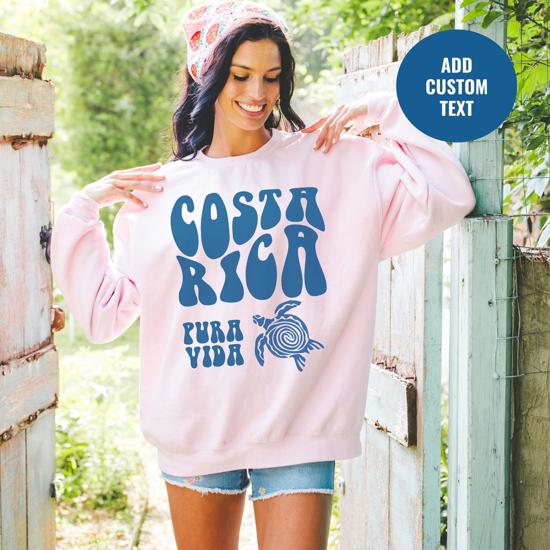 Costa Rica Sweatshirt, Family Matching Shirt, Coconut Girl, Pura Vida ...