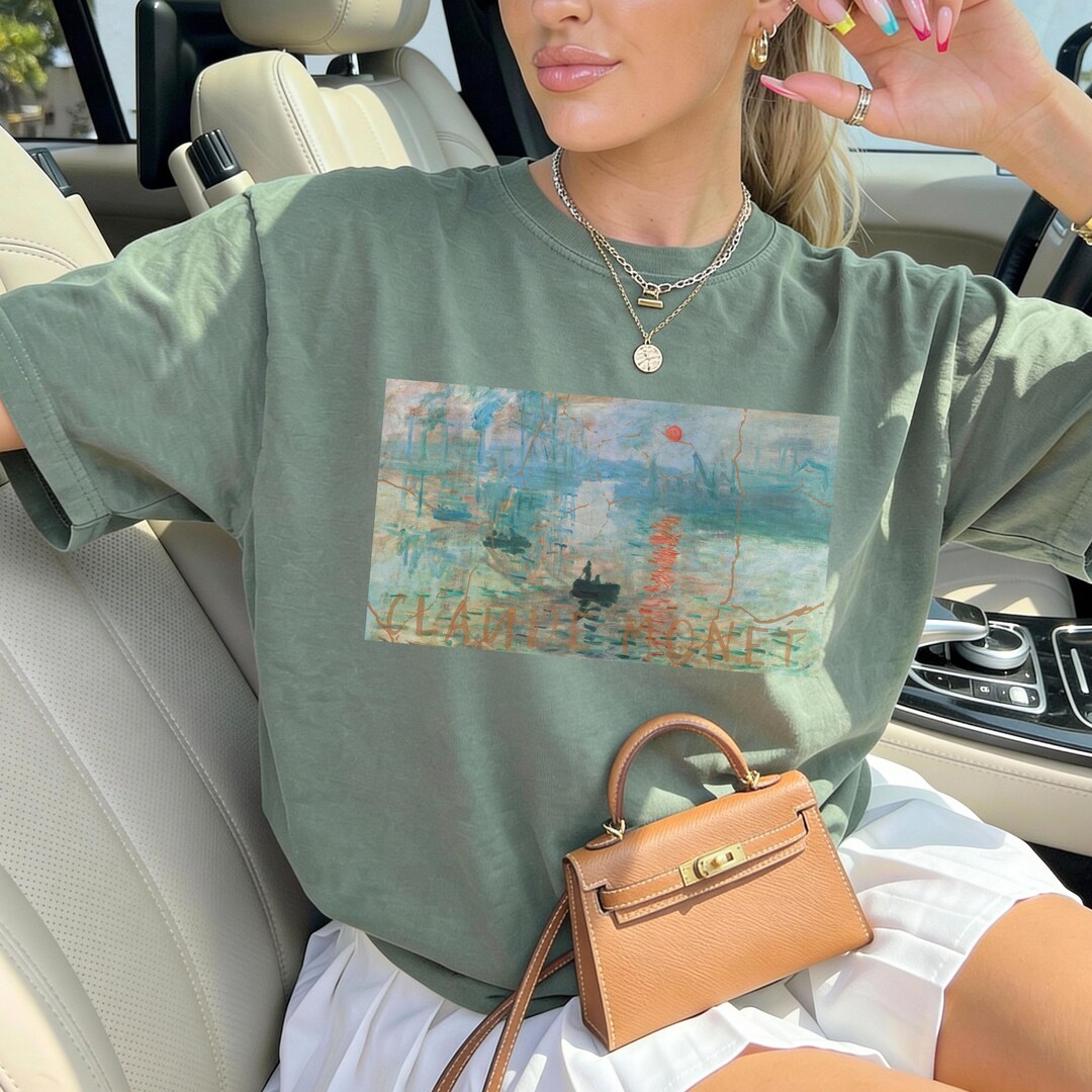 Claude Monet Shirt: Rising Sun 1872 - Renaissance Art History T-shirt ...