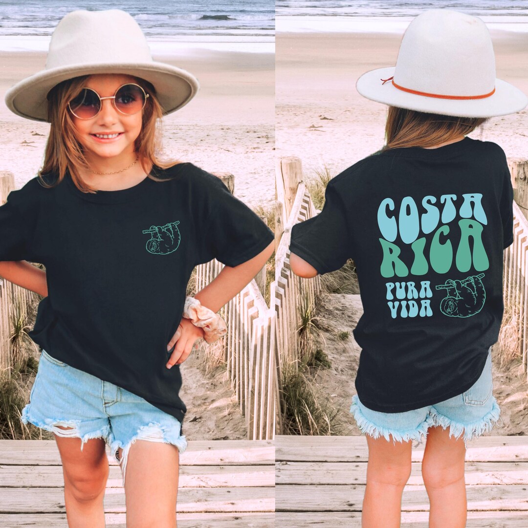 YOUTH - Costa Rica Shirt, Pura Vida Tshirt, Costa Rican Family Vacation ...