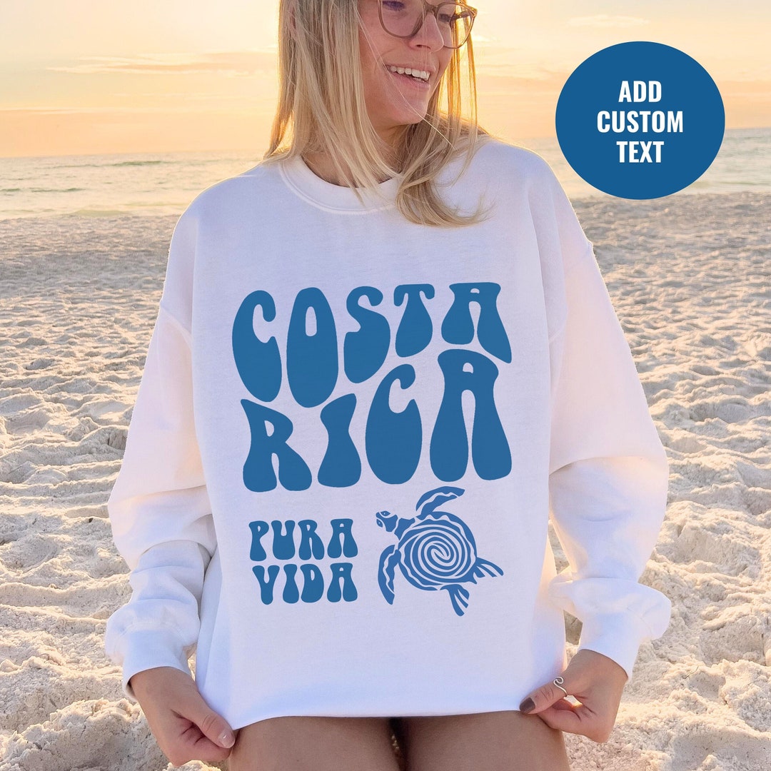 Costa Rica Sweatshirt, Family Matching Shirt, Coconut Girl, Pura Vida ...