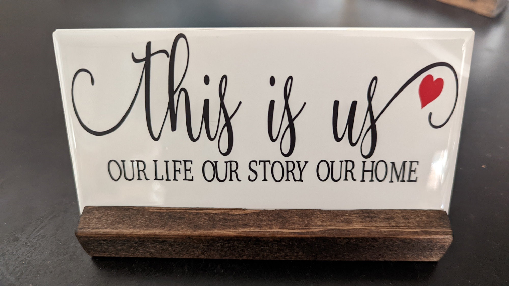 Ceramic Signs Tile Signs Romantic Decorative Farmhouse Sign Valentine ...