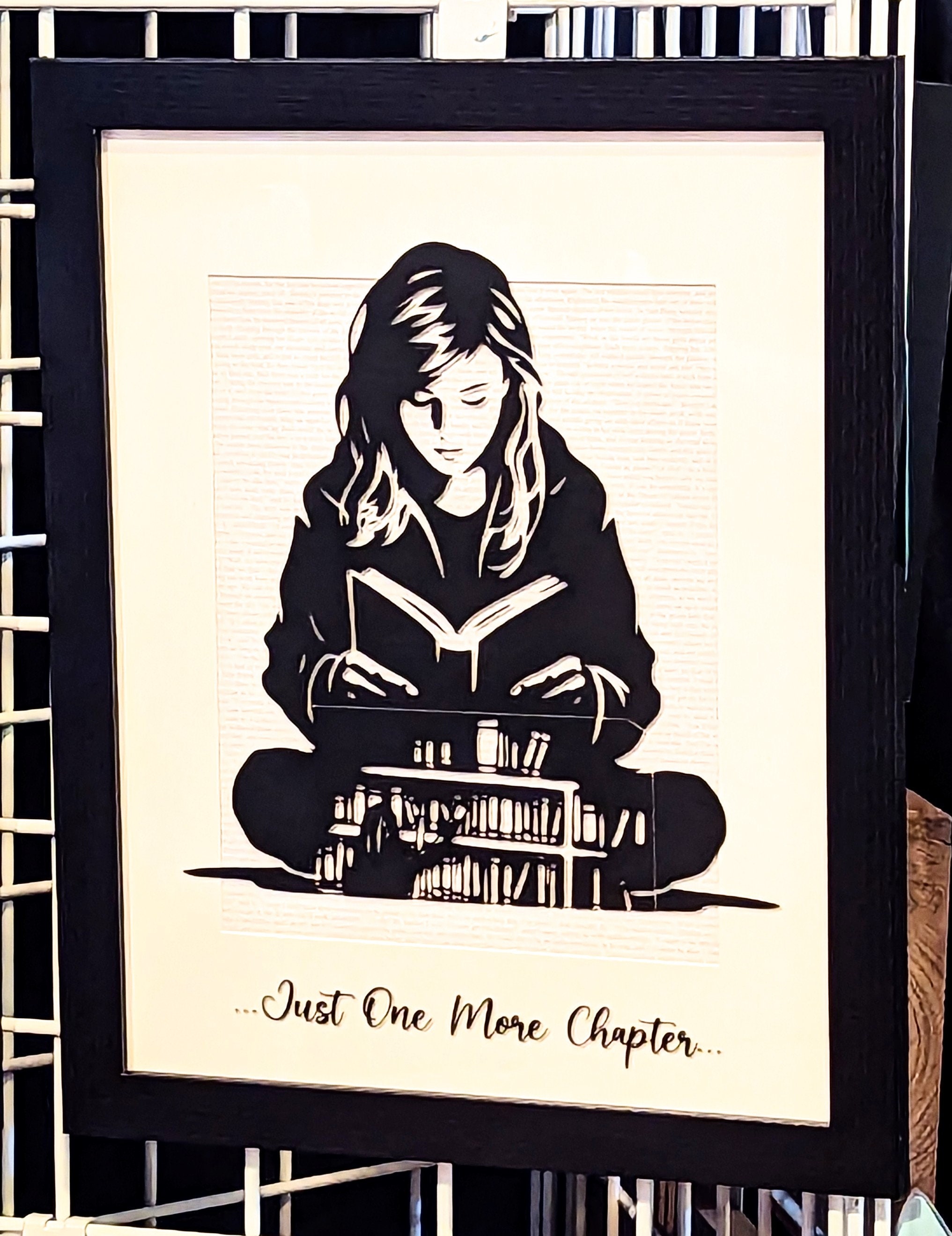 Book Lovers Wall Art (library Picture) Unique Valentine Gift for ...