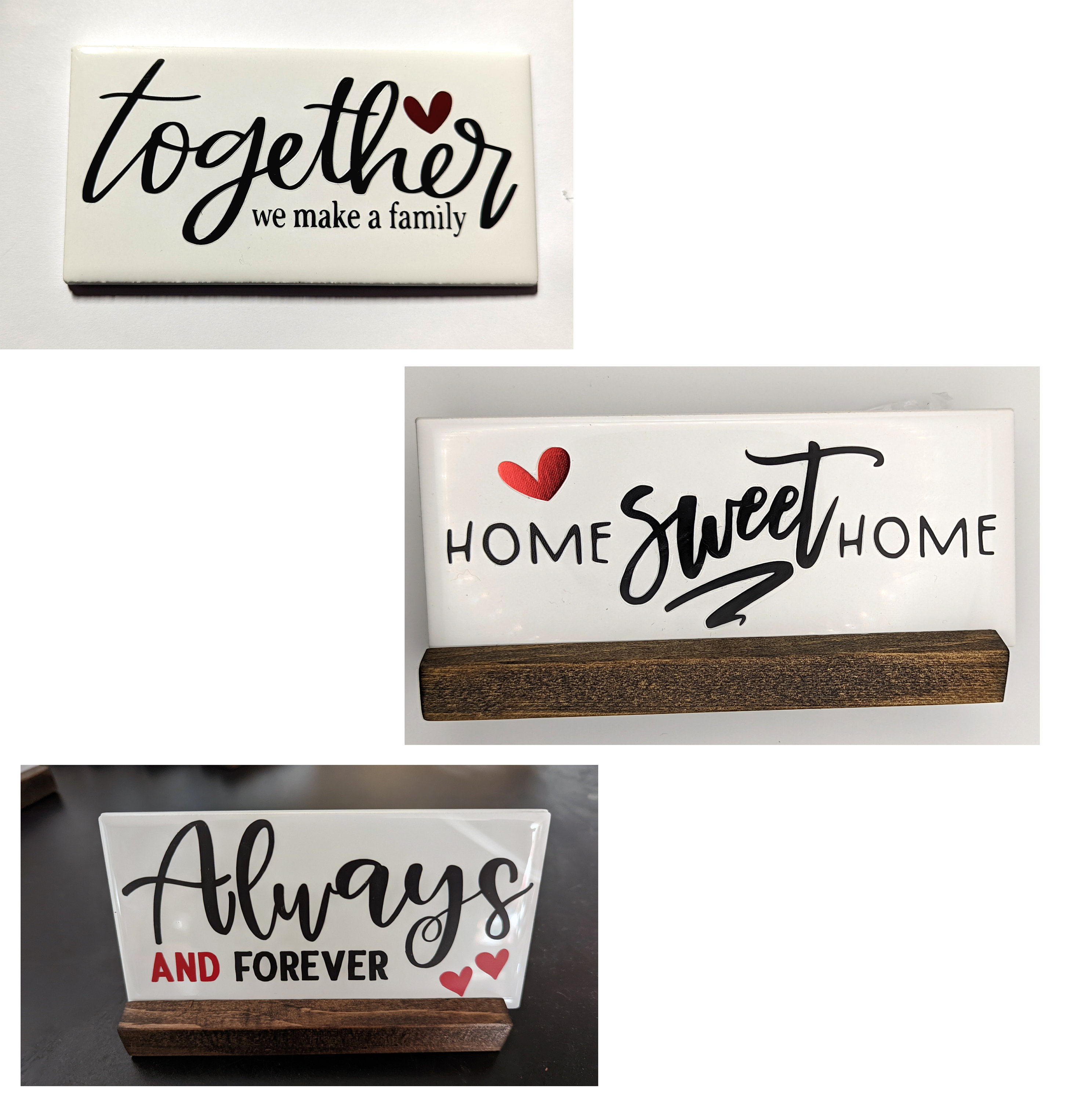 Ceramic Signs Tile Signs Romantic Decorative Farmhouse Sign Valentine ...