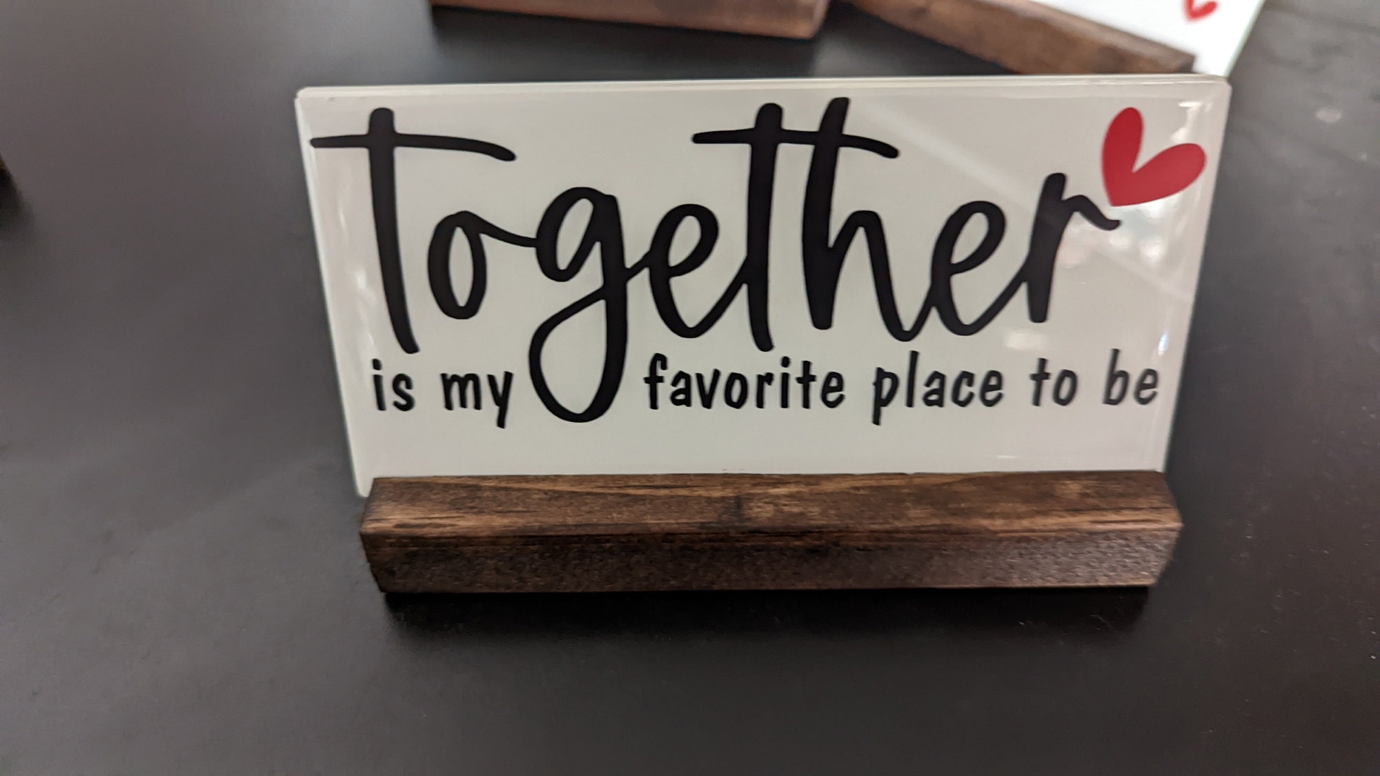 Ceramic Signs Tile Signs Romantic Decorative Farmhouse Sign Valentine ...