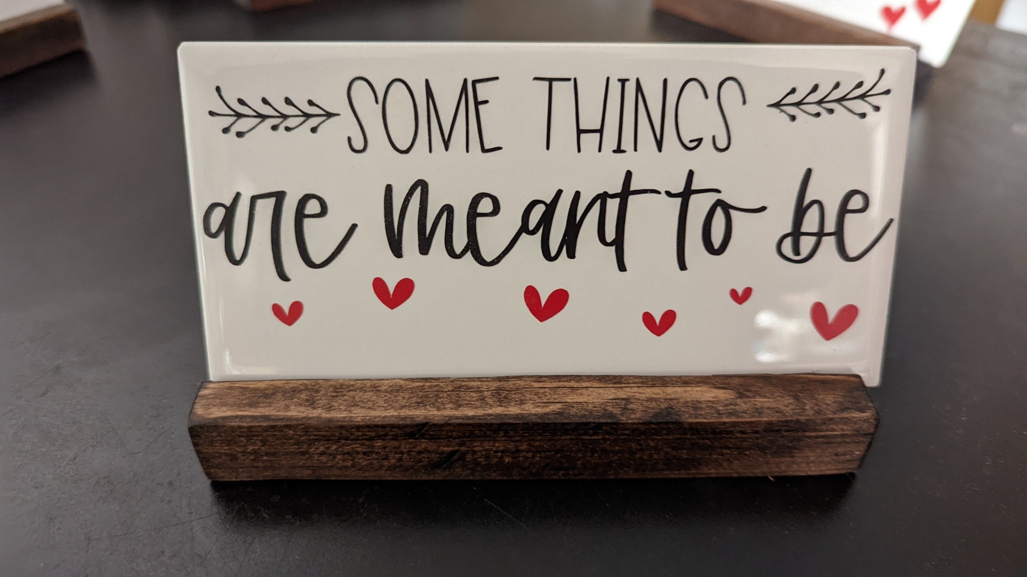 Ceramic Signs Tile Signs Romantic Decorative Farmhouse Sign Valentine ...