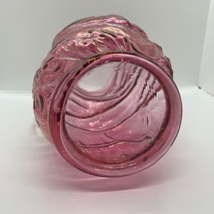 Vintage Cranberry Flash Glass Kanawha Toby Friar Tuck Pitcher 1950s - Etsy