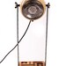Rare Lamp With Original Motorcycle Headlight and Speedometer, Desk Lamp ...