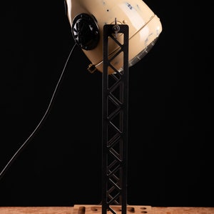 Rare Lamp With Original Motorcycle Headlight and Speedometer, Desk Lamp ...