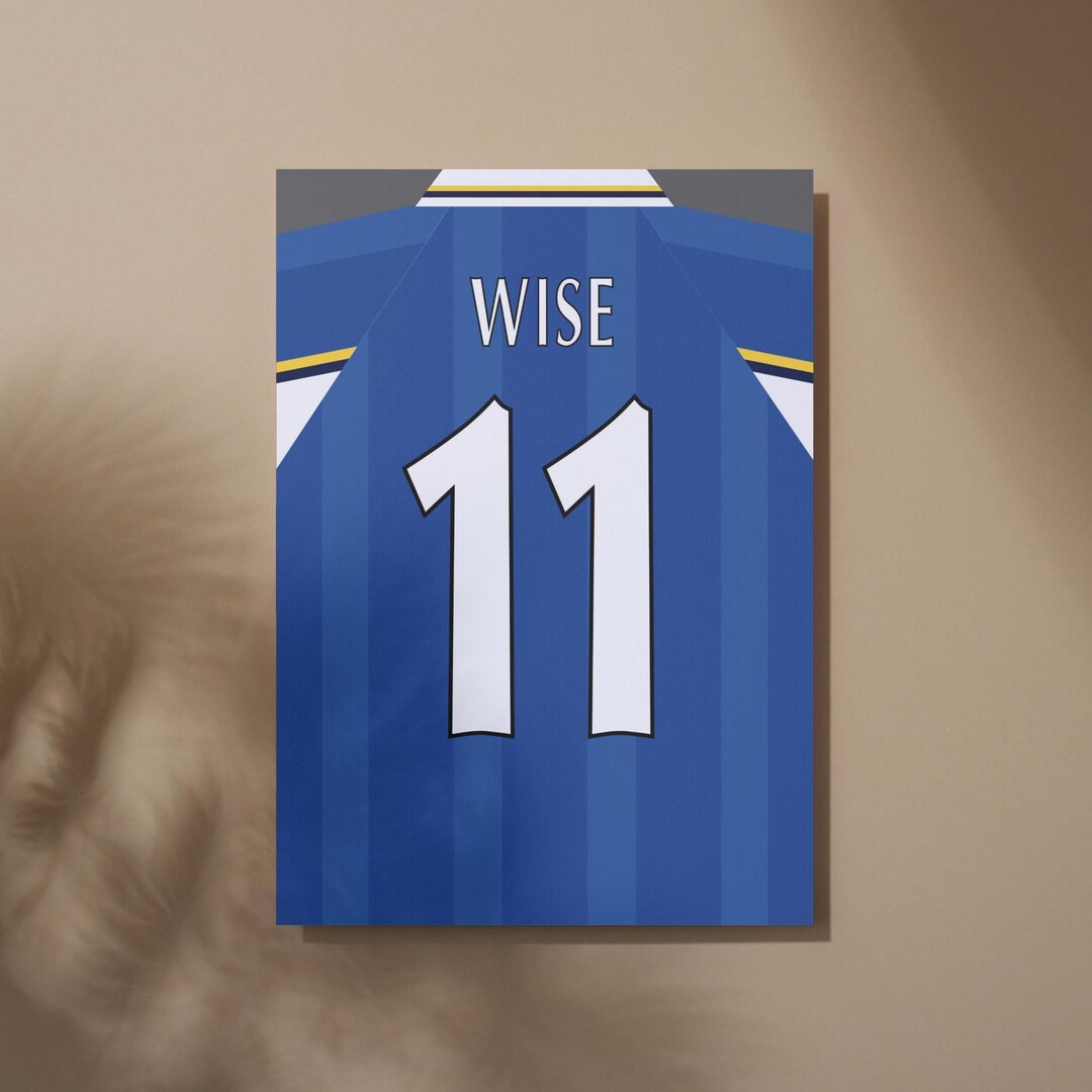 Chelsea FC 1997-98 Retro Jersey Poster: Football Gift (digital Download ...