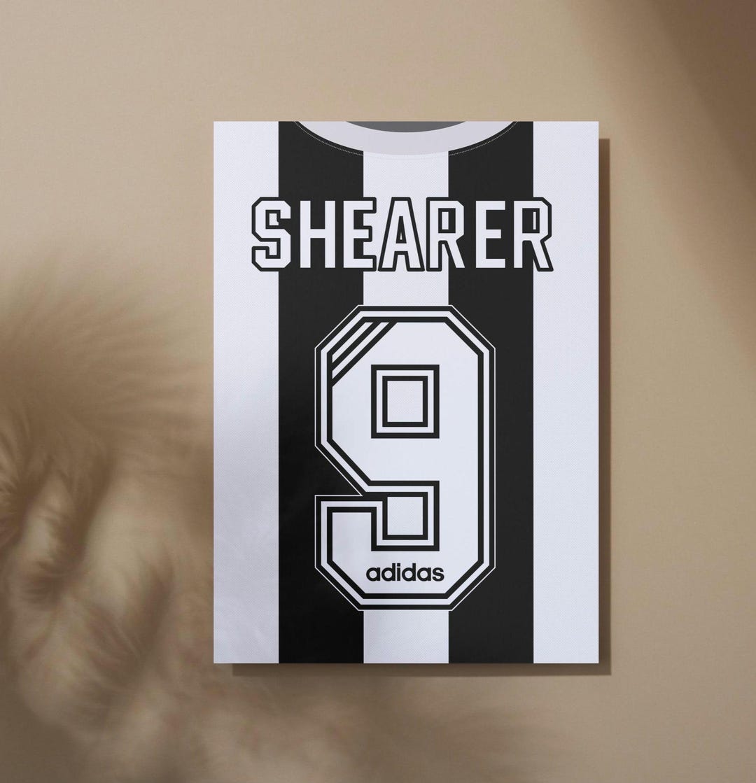 Vector Illustration Jersey Back Poster, Classic Retro Football Print ...