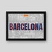 Barcelona FC Name Print Wallart, Printable Gift, 3 Design in 1 Package ...
