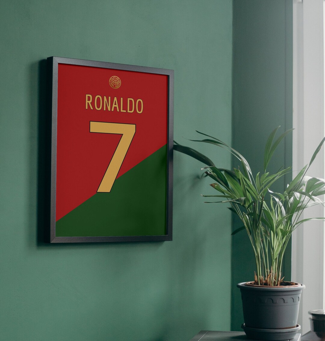 Custom Printable Football Poster , Wall Art With Any Name & Number ...