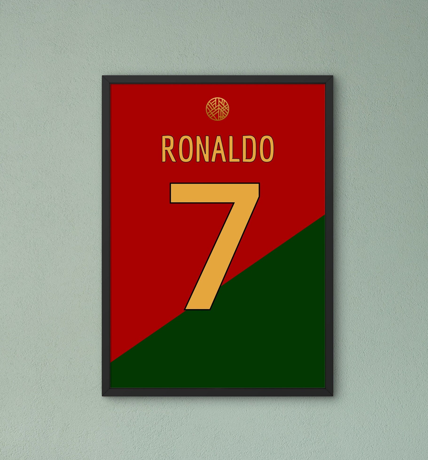 Custom Printable Football Poster , Wall Art With Any Name & Number ...