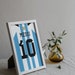 Set of 3 Printable Lionel Messi Jersey Wallart Bundle , Sport Bundle ...