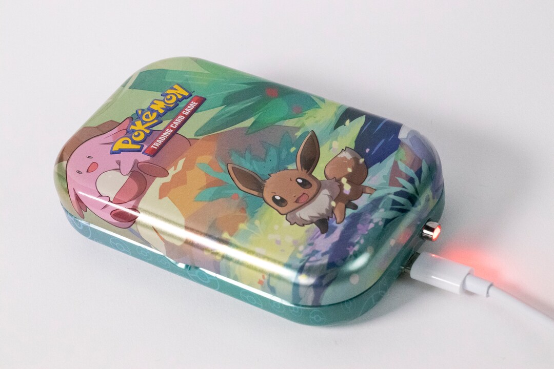 9300mah Eevee Tin Power Bank | Power Bank, Phone Charger, Gifts for ...