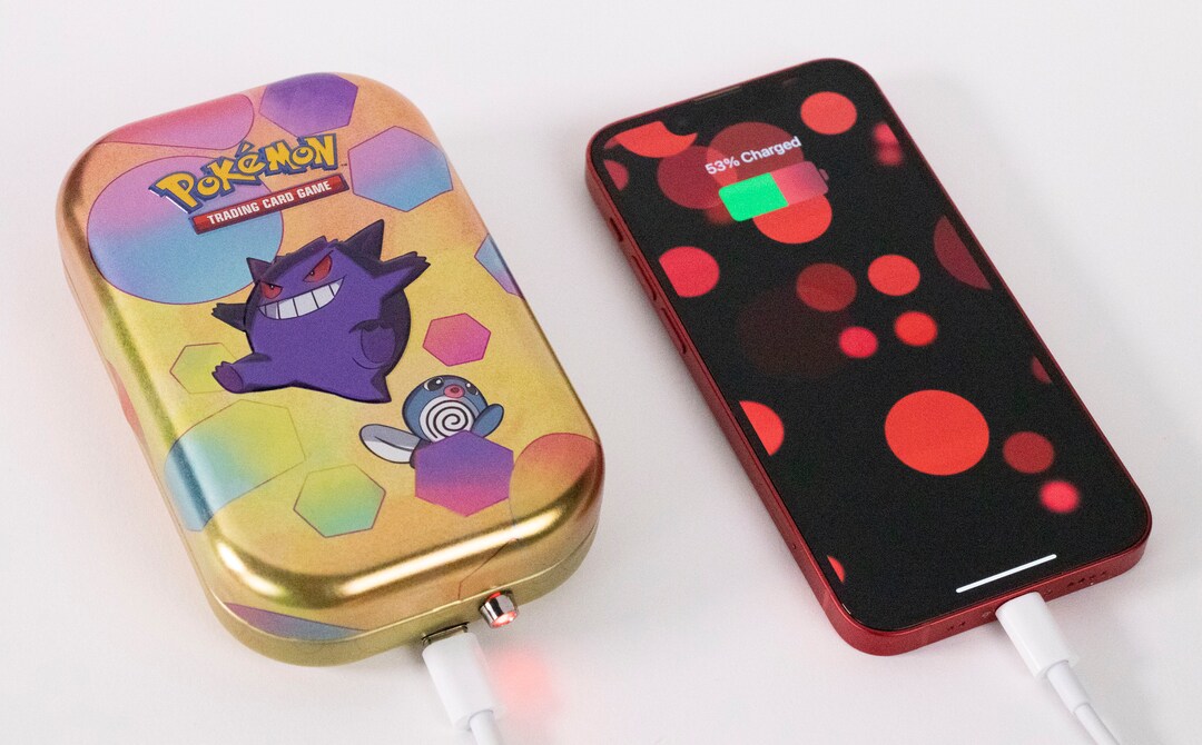 9300mah Gengar Tin Power Bank | Power Bank, Phone Charger, Gifts for ...