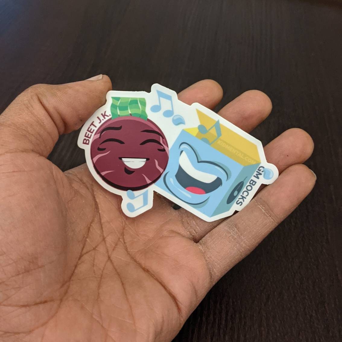 Beet & Bocks Grin Emote Stickers | Fun Characters | Music | Beatbox ...