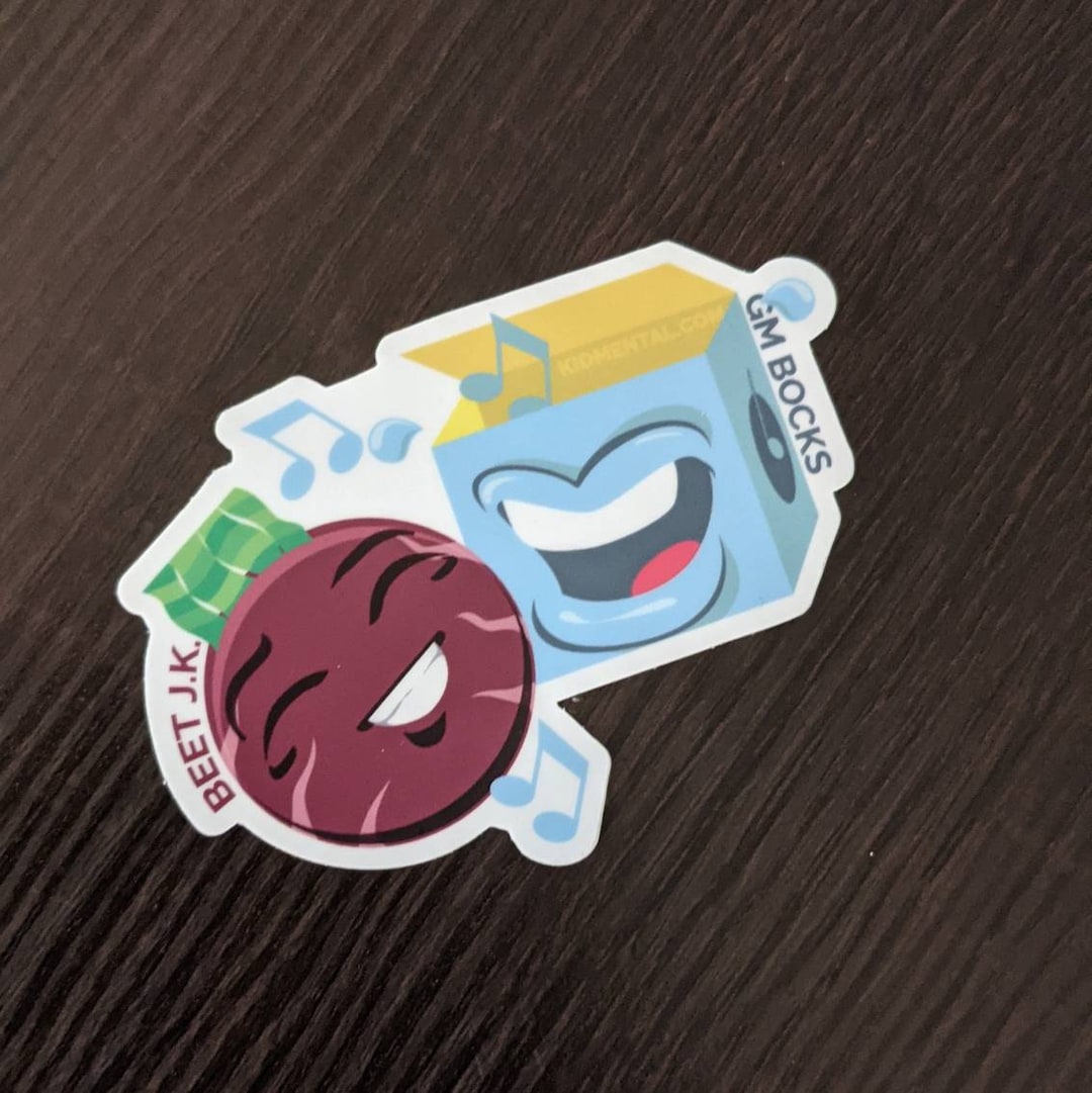 Beet & Bocks Grin Emote Stickers | Fun Characters | Music | Beatbox ...
