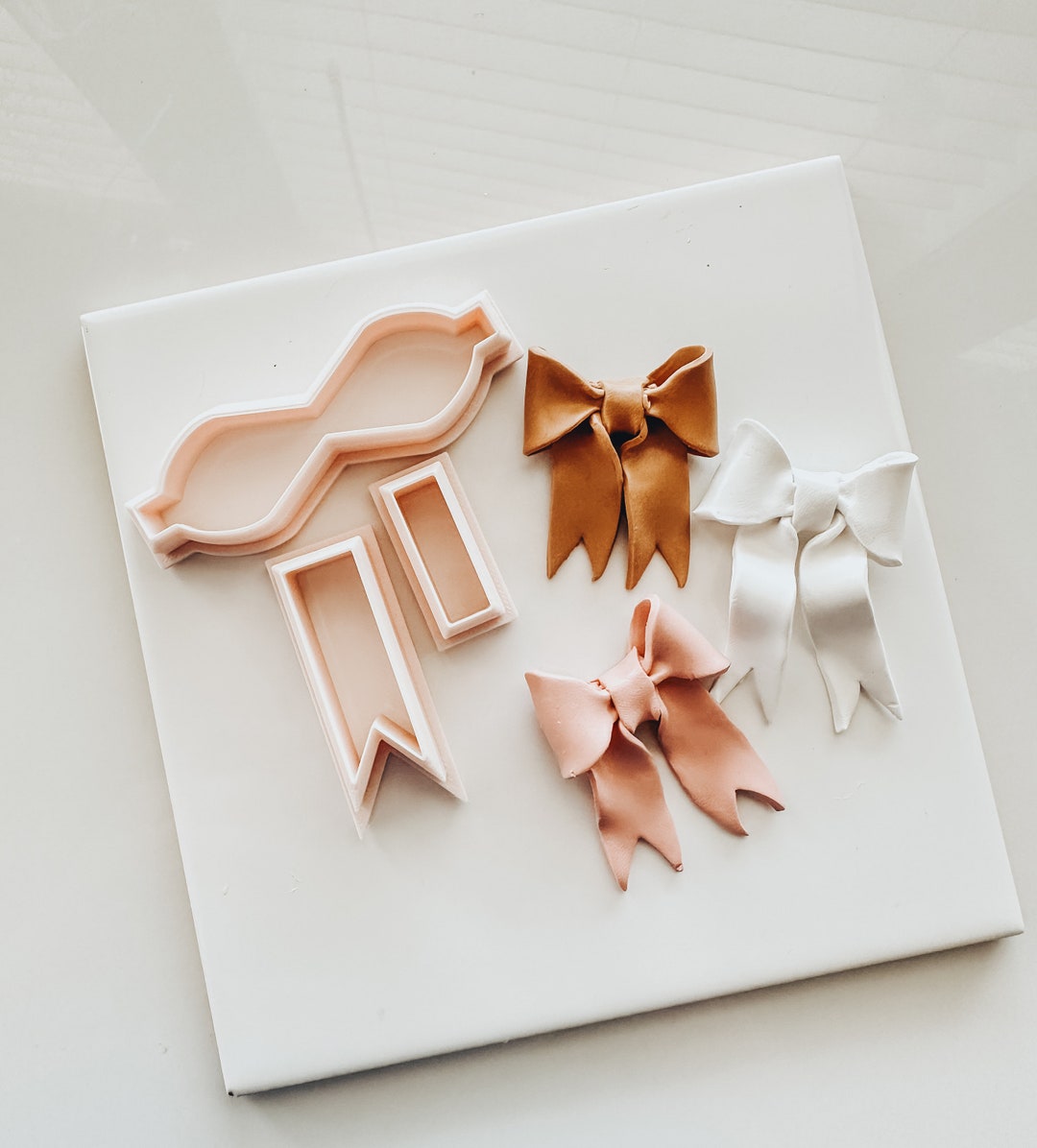 Bow Clay Cutter Set / Sharp High Quality Clay Esrrings Cutter for ...