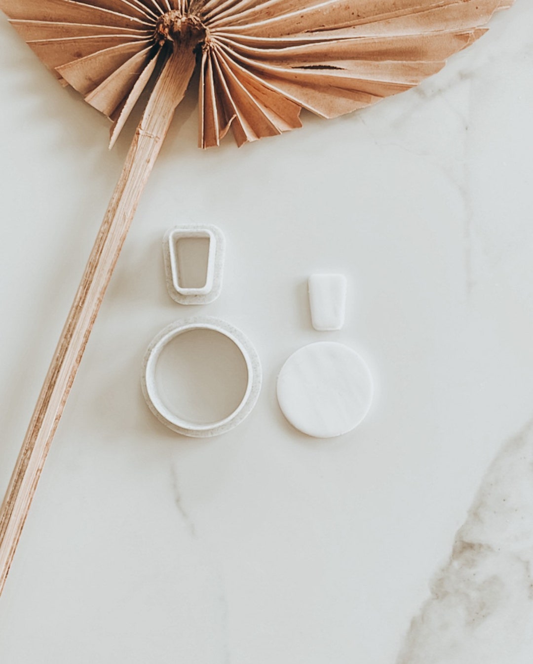 Mary | Circle Clay Cutter 2 Piece Set for Polymer Clay Earrings | Clay ...